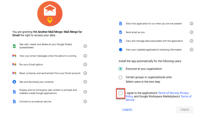 Install Yet Another Mail Merge on your domain (Google Workspace admins only) – Documentation ...
